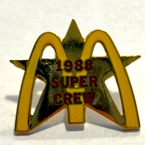 McDonald's | Accessories | Vintage Mcdonalds Crew Pin | Poshmark